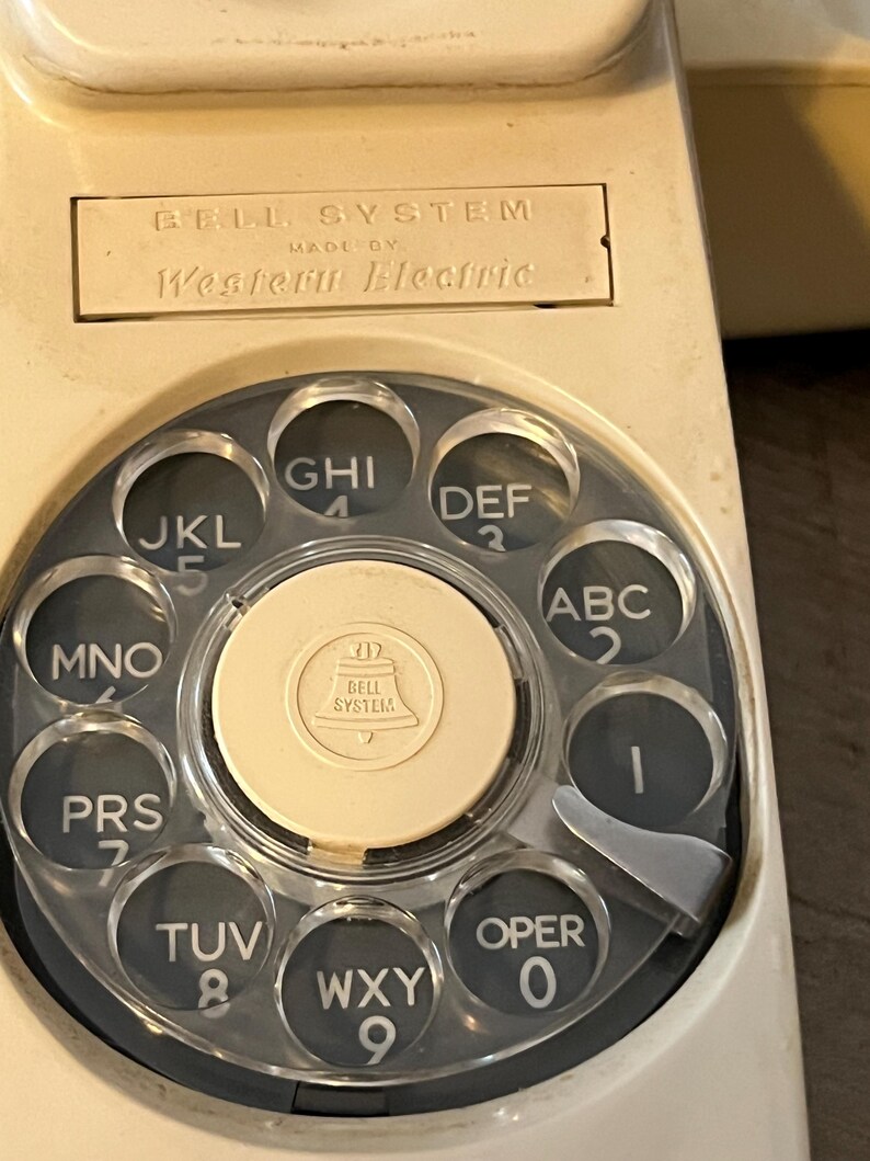 Vintage 1970s Western Electric Trimline Princess Rotary Phone - Tested ...