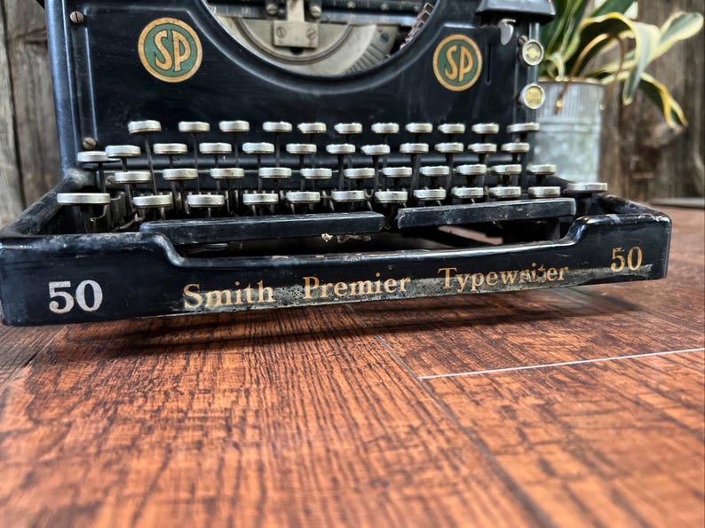 Antique Original 1929 Smith Premier No. 50 Typewriter - Syracuse NY ...