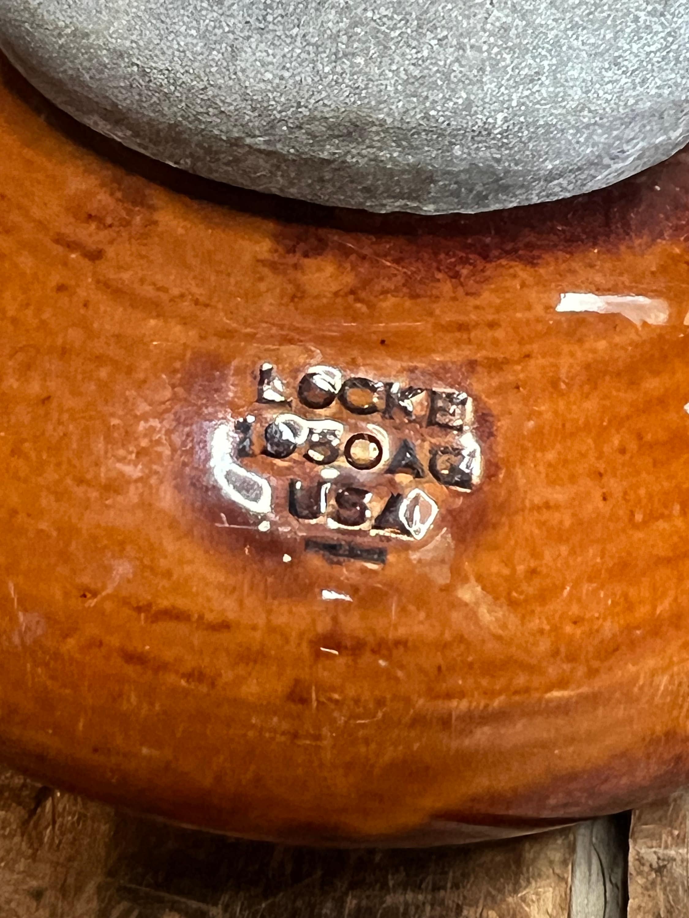 Antique 1950 AG Locke Porcelain Suspension Insulator - Porcelain & Cast ...