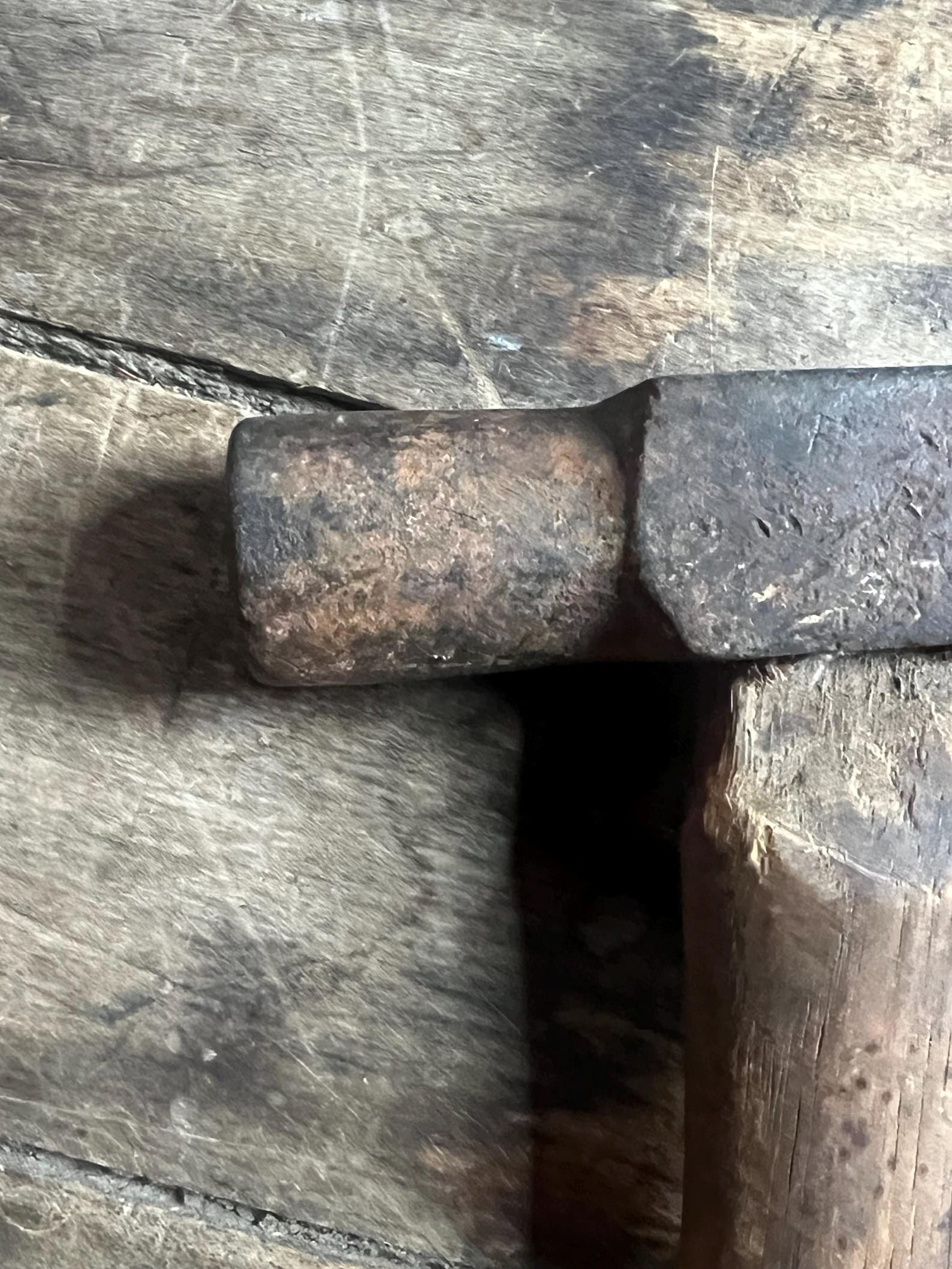 Antique Carpenters Claw Hammer: 26 Oz Hickory Handle Wood Working Tool ...