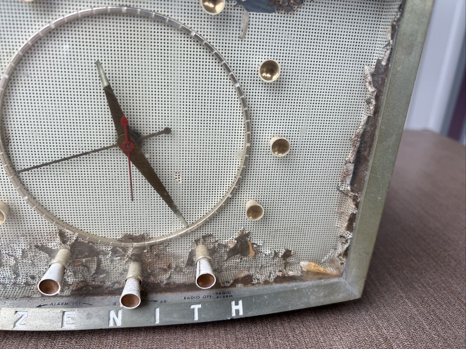 Vintage Mid-century Clock Radio ZENITH Clock Radio Model Z524 - Etsy