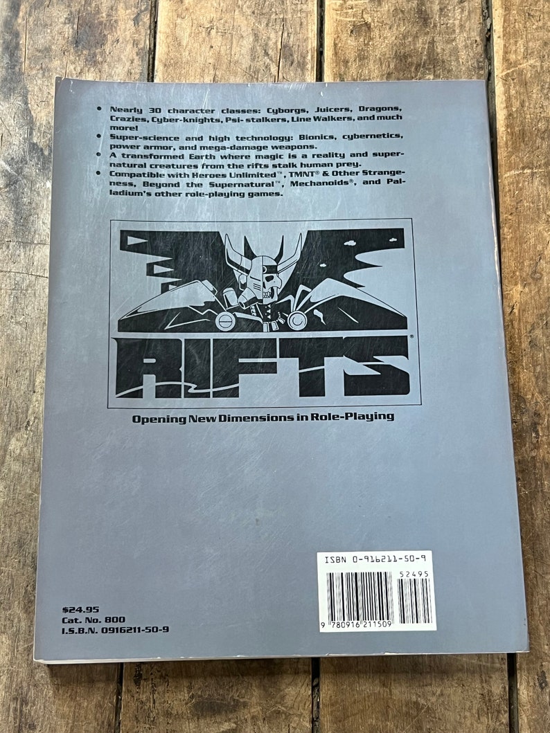Palladium Books Presents: RIFTS by Kevin Siembieda RPG Complete New ...