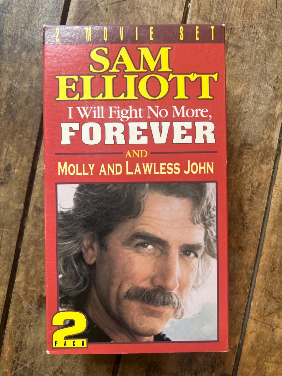 Sam Elliot VHS Box Set: Molly and Lawless John, I Will Fight No More - Etsy