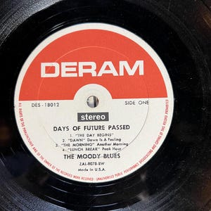 Vintage 1970 the Moody Blues days of Future Passed Album Original LP ...