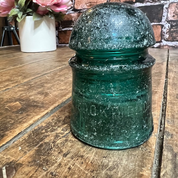 Antique Glass Telegraph Insulators - Etsy