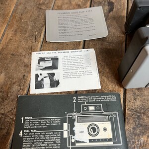 Vintage 1965 Polaroid Automatic 103 Land Camera & Flashgun - Etsy