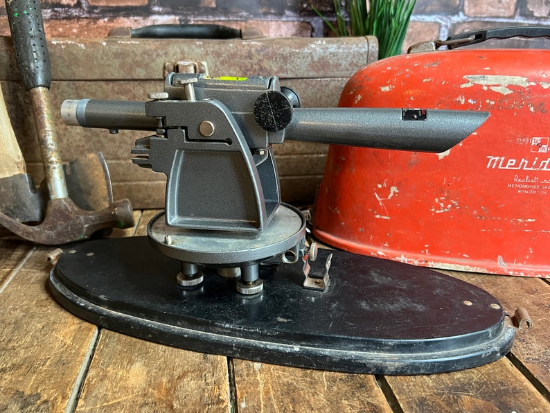 Vintage 1960s David White Meridian Transit Level in Original Case ...