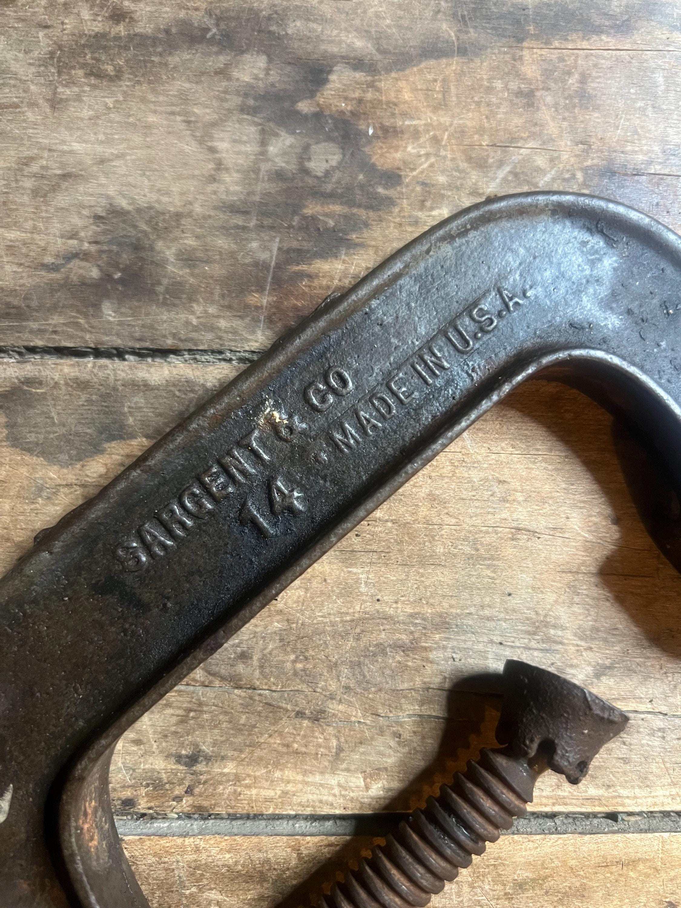 Antique 1930s Sargent & Co Tools Clamp - #14 C Clamp - Made in USA - Etsy