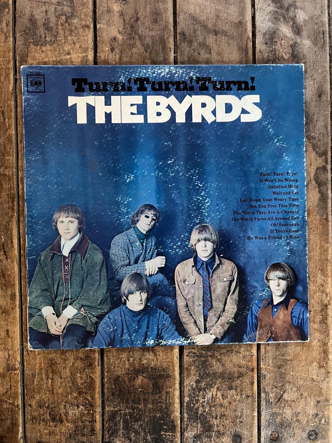Vintage 1965 the Byrds turn Turn Turn Album Original LP Record Columbia ...