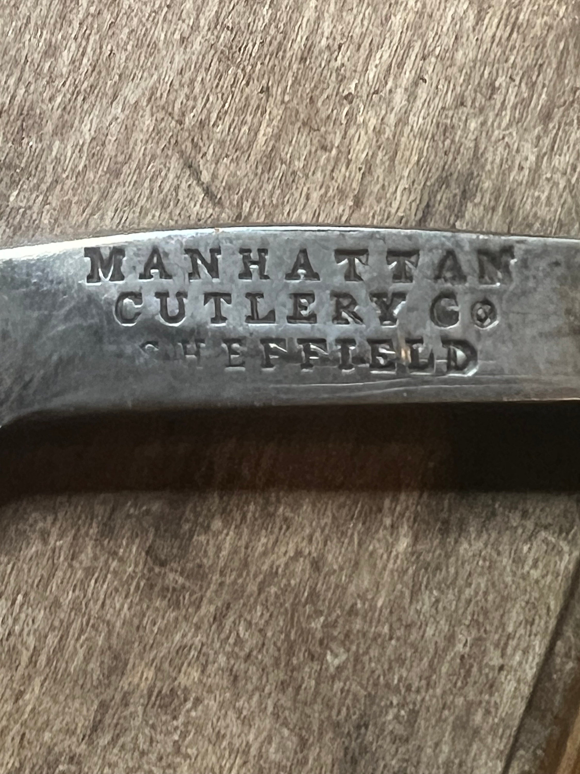 Antique 1800s the Old English Razor Made by the Manhattan Cutlery ...