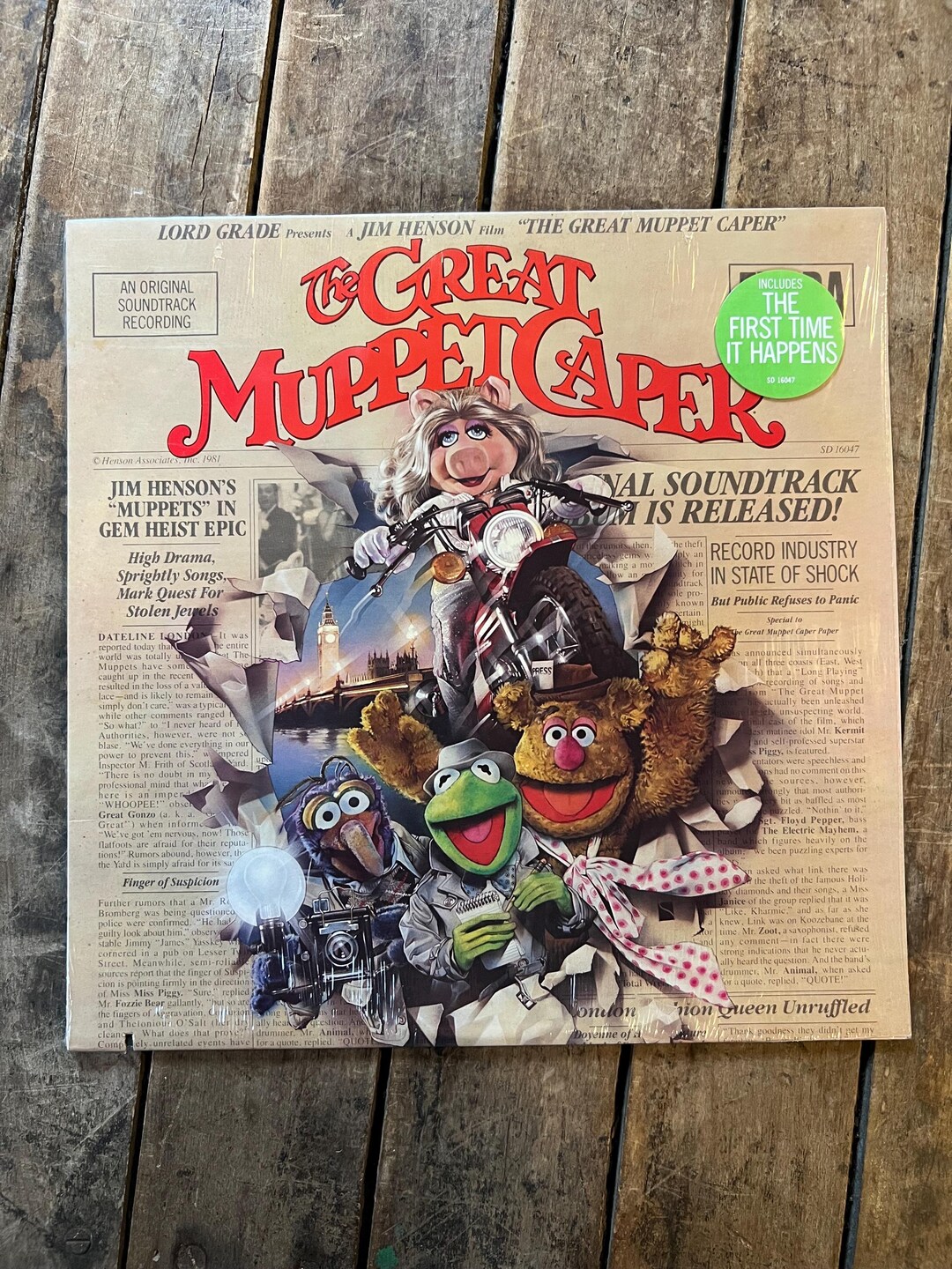 Vintage 1981 the Great Muppet Caper Original Motion Picture Soundtrack ...
