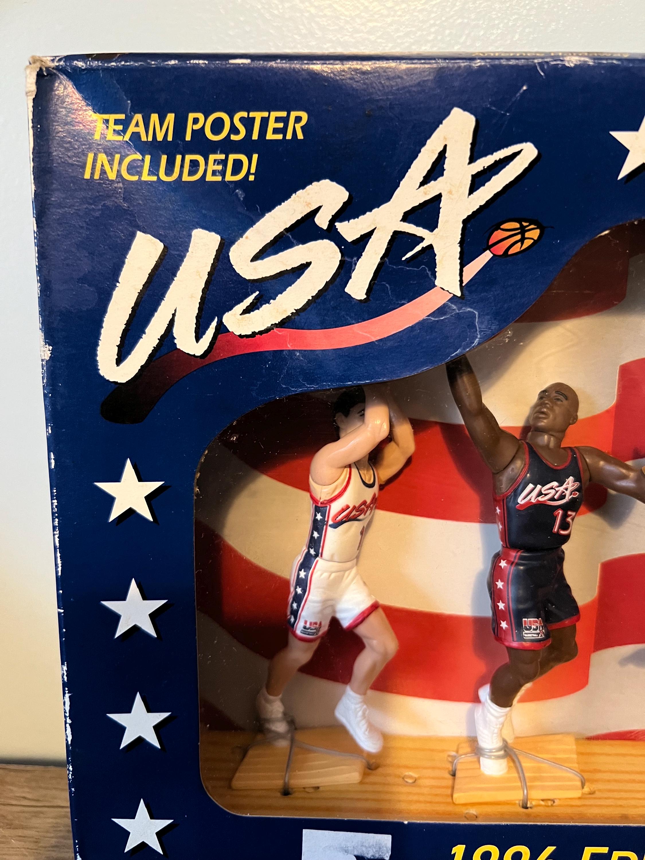 Vintage 1996 Team USA Basketball Starting Linup Action Figure Set Made ...