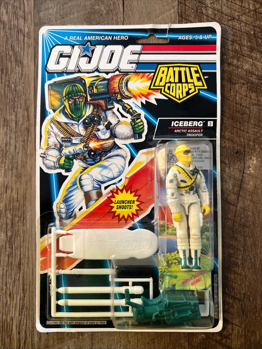 1993 GI JOE Iceberg V2 Arctic Assault Trooper - Sealed - Etsy