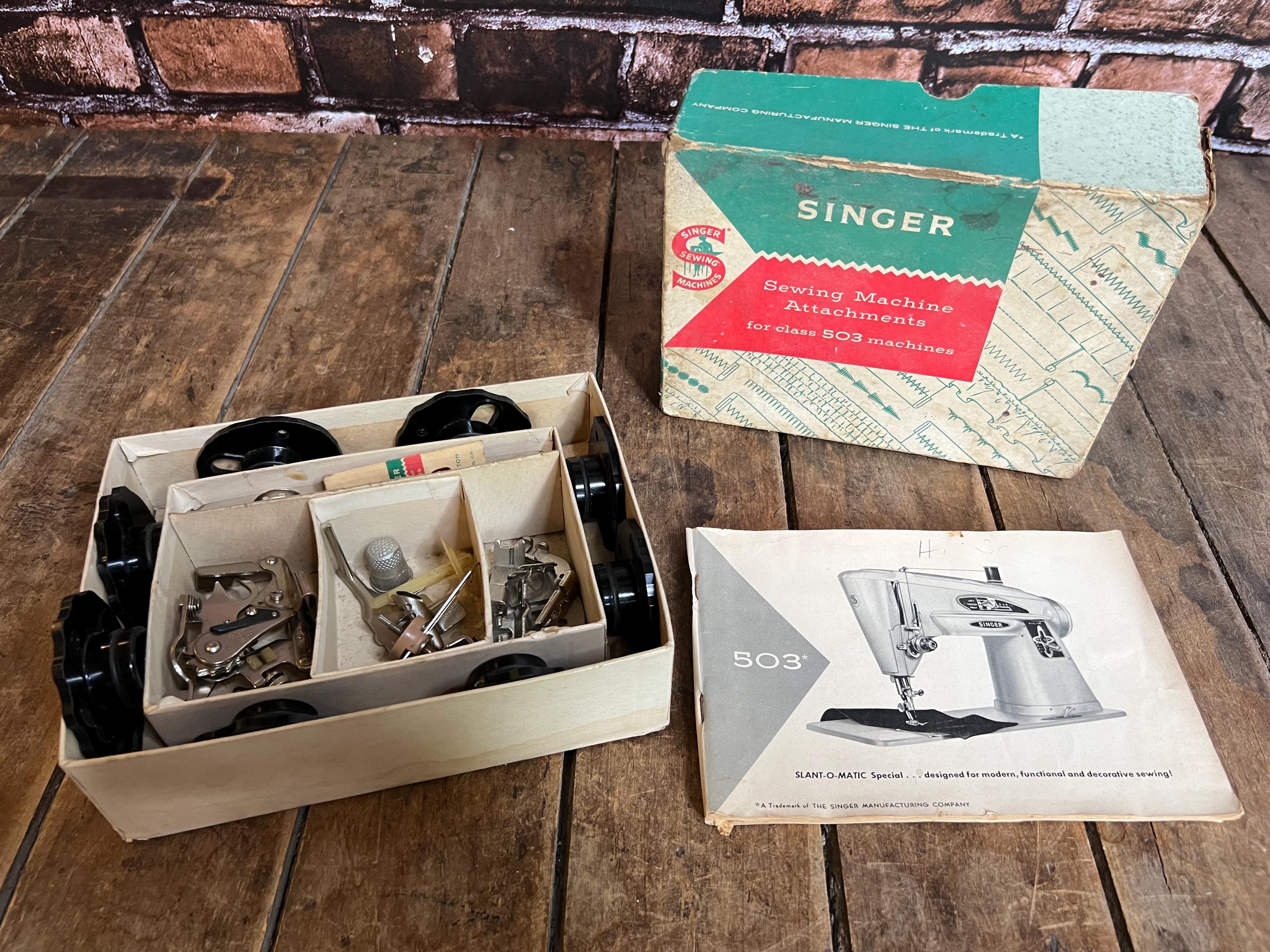 Vintage 1960s Singer Sewing Machine Attachments: Simanco 161745 ...