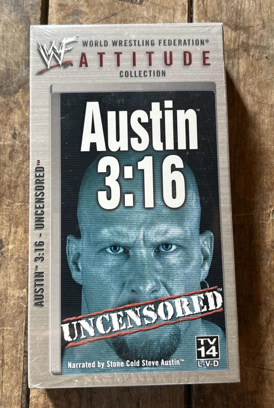 WWF Attitude Collection- AUSTIN 3:16 - Stone Cold Steve Austin ( VHS ...