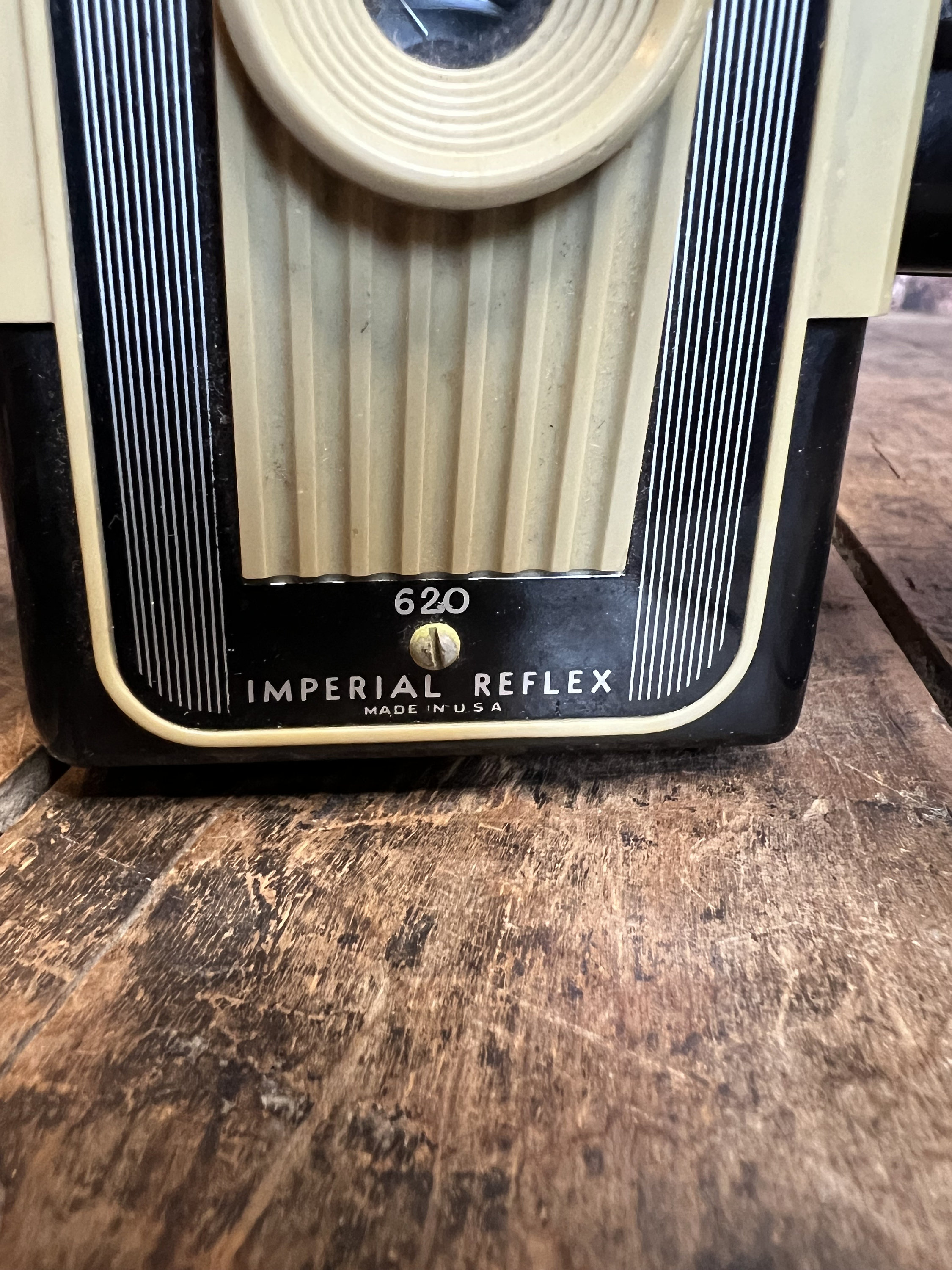 Vintage 1961 Imperial Reflex Duo Lens 620 Camera - Art Deco Style ...