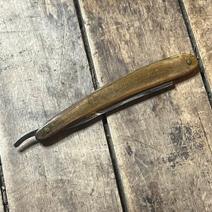 Antique 1800s the Old English Razor Made by the Manhattan Cutlery ...