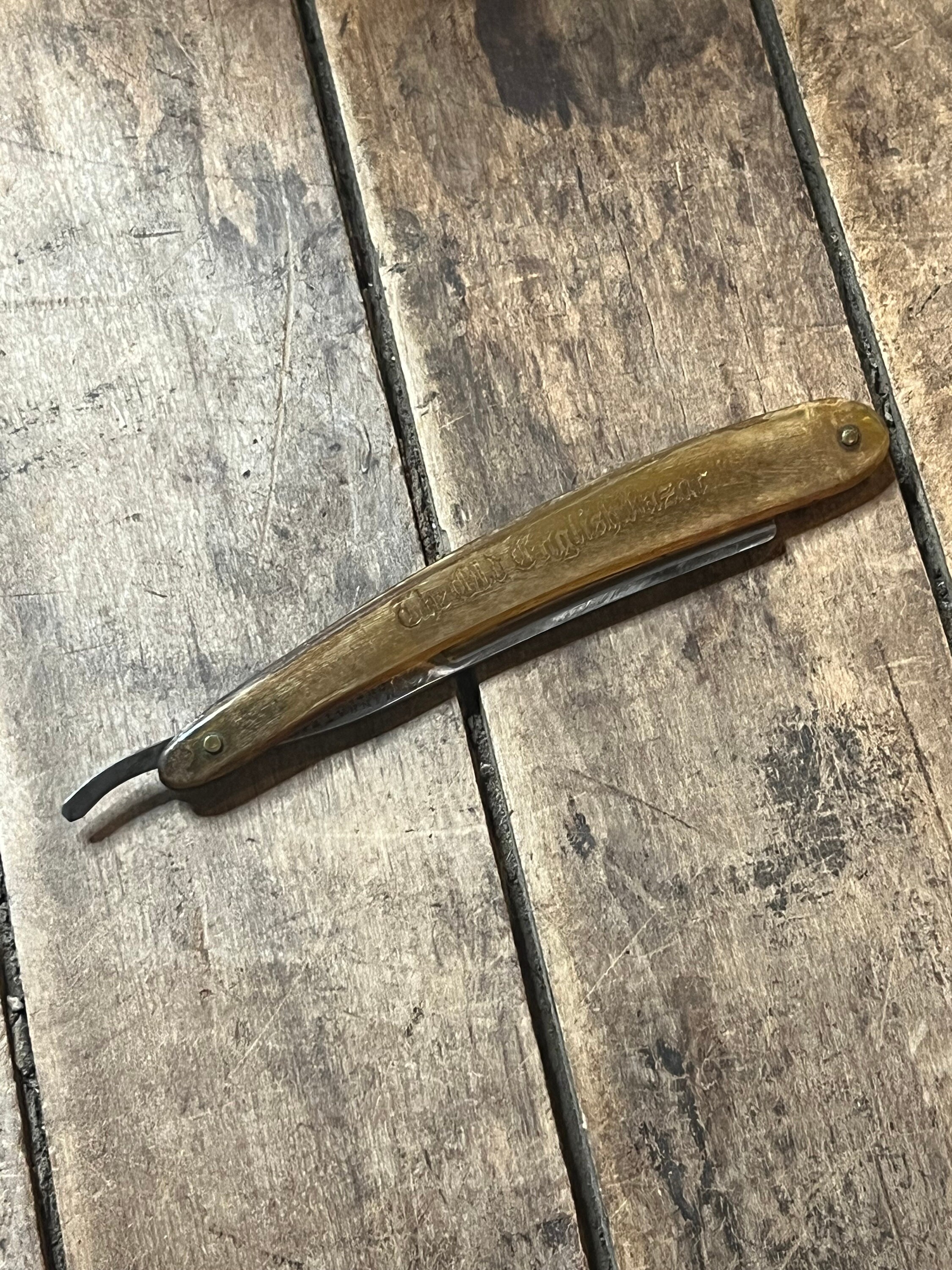 Antique 1800s the Old English Razor Made by the Manhattan Cutlery ...