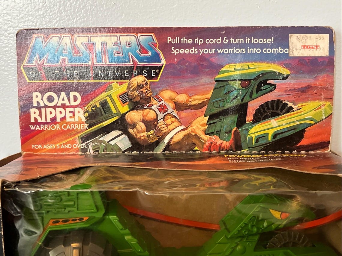 1984 Mattel Masters of the Universe Road Ripper Vehicle - Complete in ...