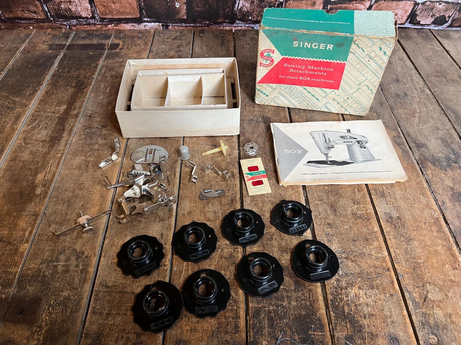 Vintage 1960s Singer Sewing Machine Attachments: Simanco 161745 ...