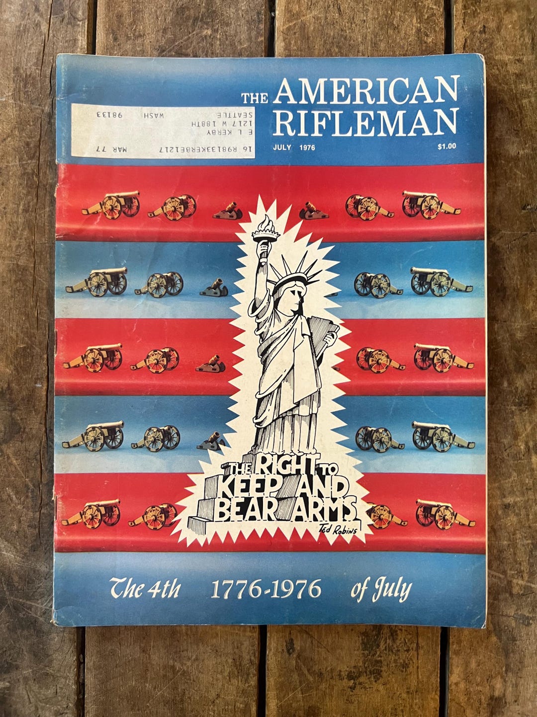 Vintage 1976 American Rifleman Magazine: July Bicentennial Issue - Etsy
