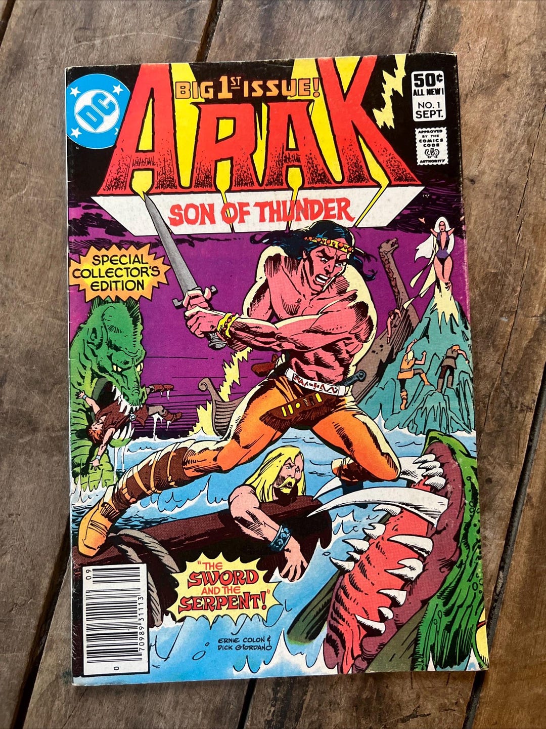Arak, Son of Thunder #1 (1981) Newsstand Edition - DC Comics - Big 1st ...