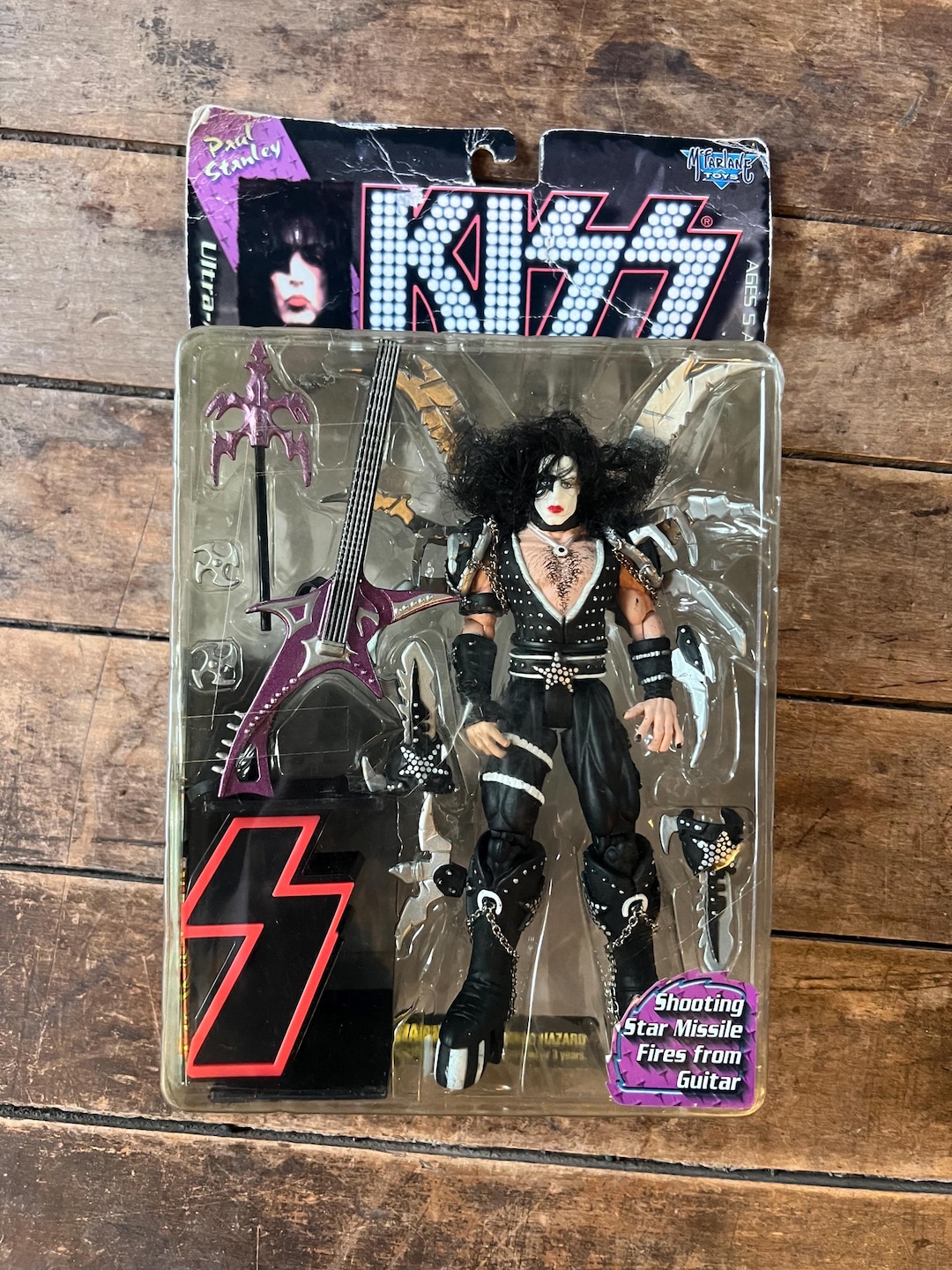 Vintage 1997 Mcfarlane Toys -KISS Paul Stanley Ultra Action Figure MOC ...