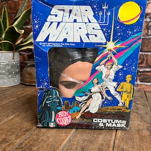 Vintage 1977 Star Wars Princess Leia - Ben Cooper Costume Mask ...