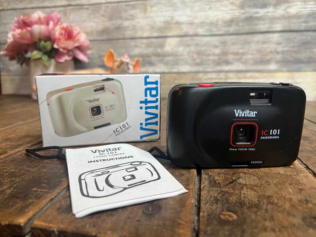 Vintage 1990s Vivitar 1C101 Panorama Camera - 35mm Focus Free Point and ...