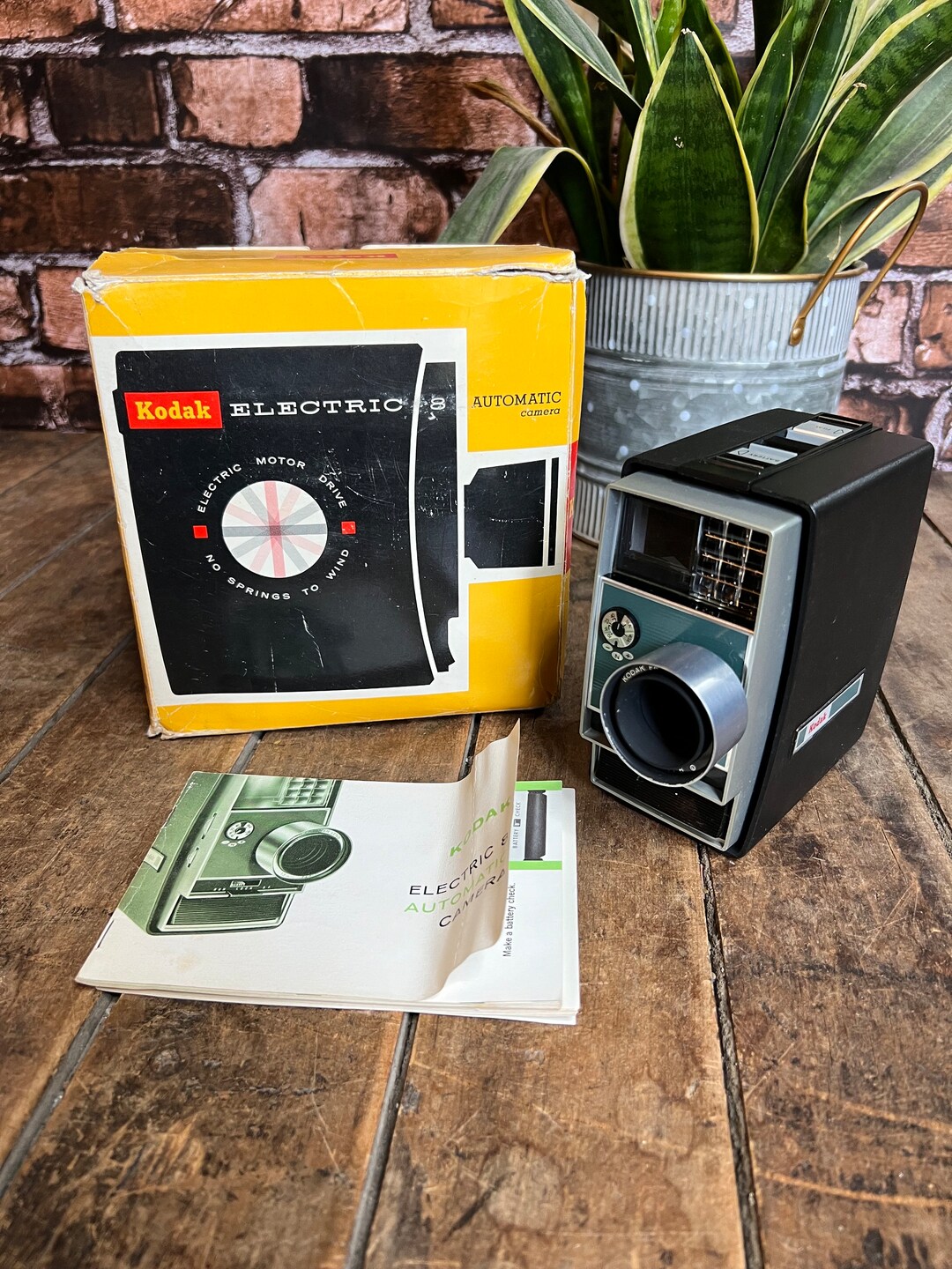 Vintage 1960s Kodak Electric Automatic Camera 8mm Film Camera in ...