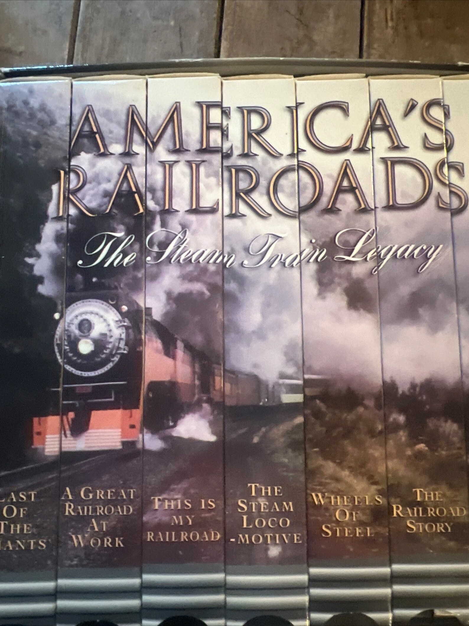 1995 America’s Railroad the Steam Train Legacy - Complete VHS Movie Box ...