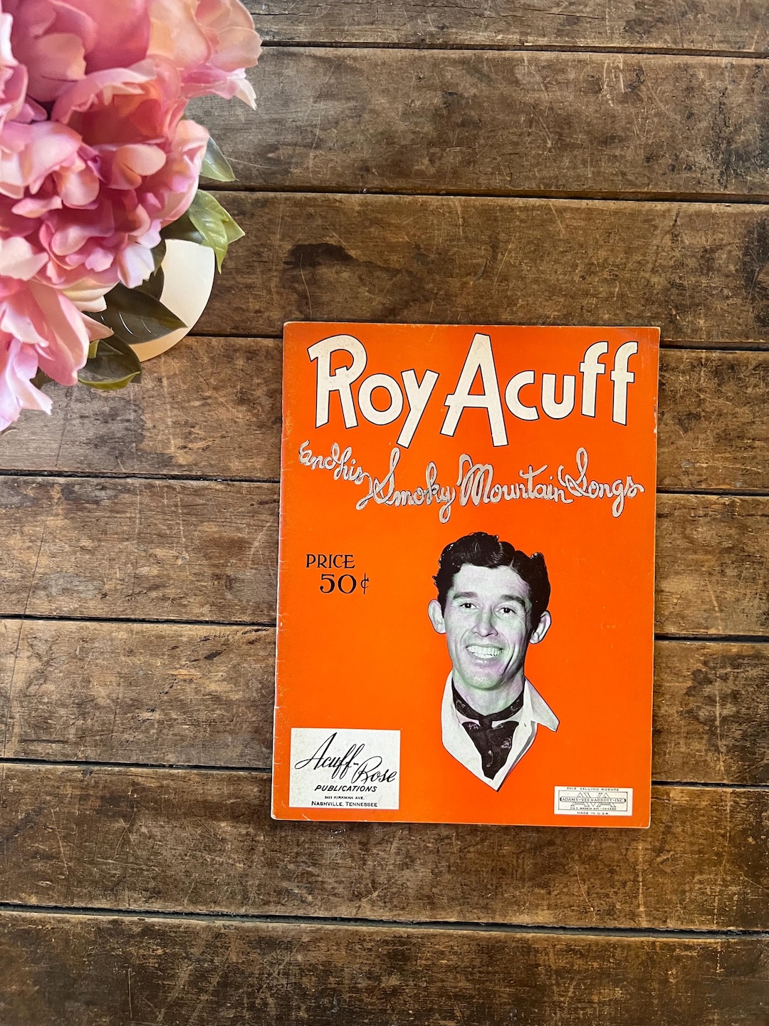 Antique 1940s Roy Acuff and His Smokey Mountain Songs - Vintage Sheet ...