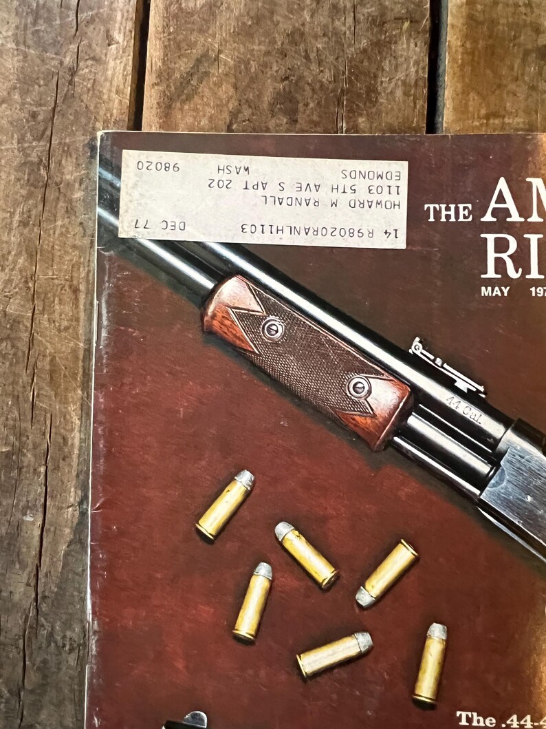 Vintage 1975 American Rifleman Magazine - May Edition- Retro ...