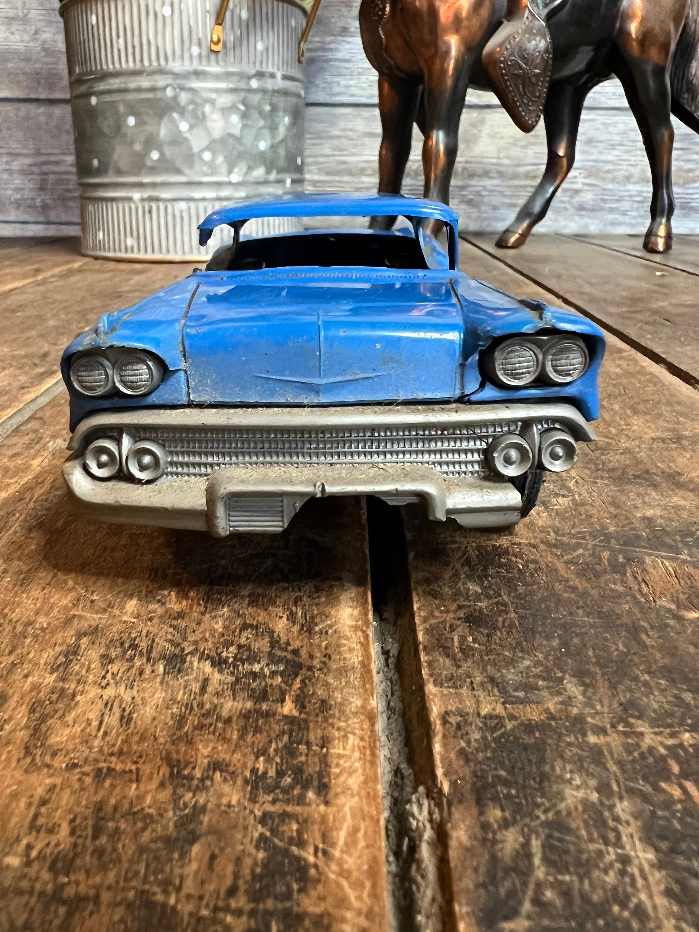 Vintage 1958 Impala City Police Cruiser Friction Toy Car - Etsy