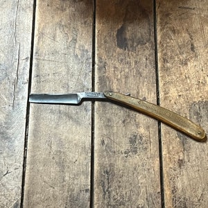 Antique 1800s the Old English Razor Made by the Manhattan Cutlery ...