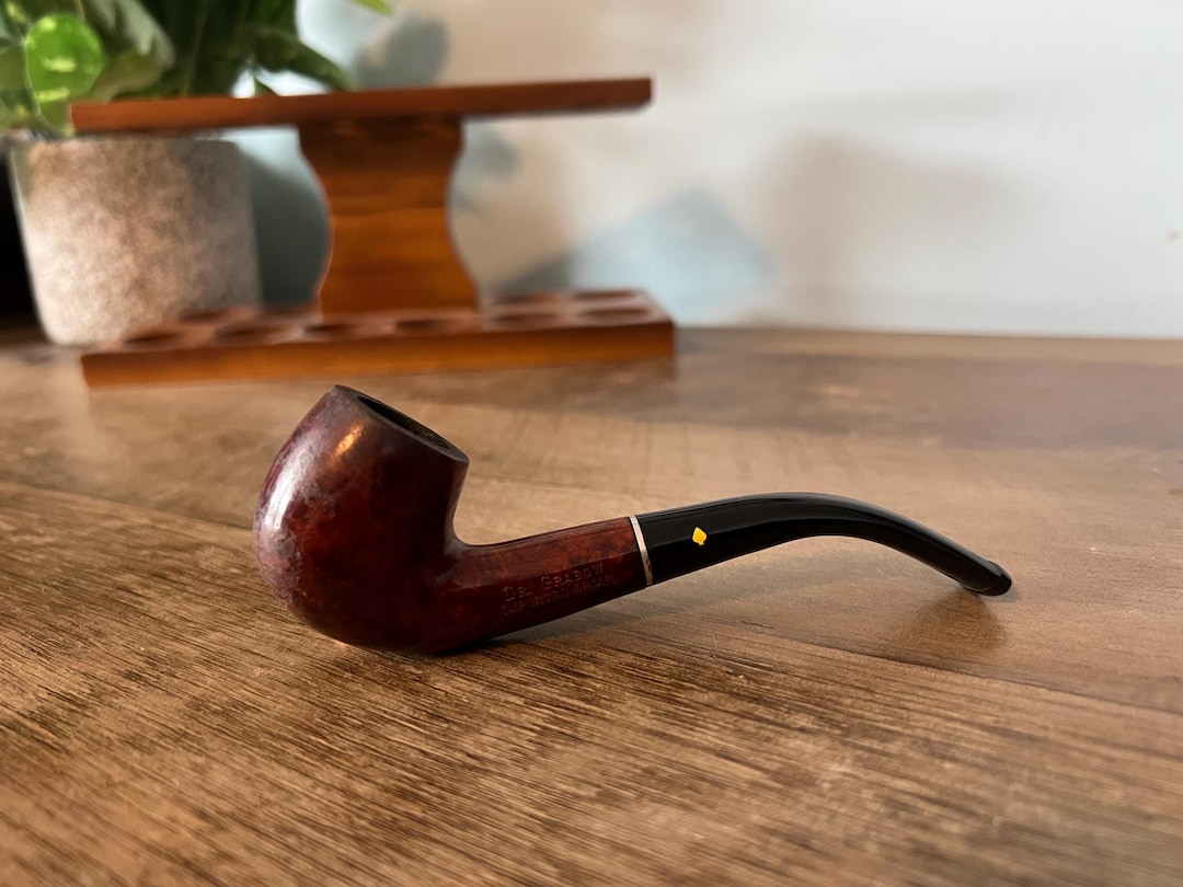 Vintage 1940s Dr Grabow Pipe Bent Billiard Style Pipe Imported Briar ...