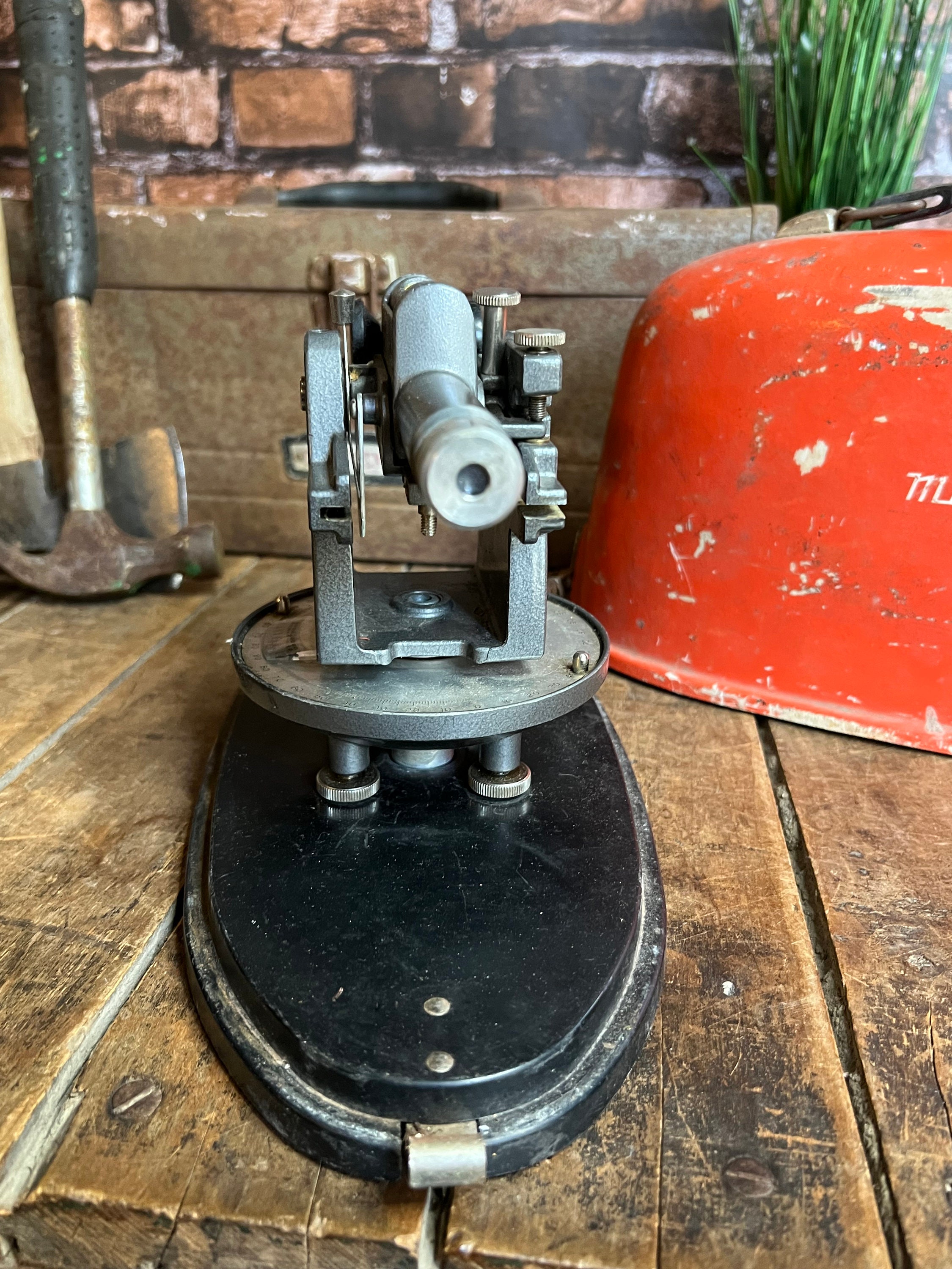 Vintage 1960s David White Meridian Transit Level in Original Case ...
