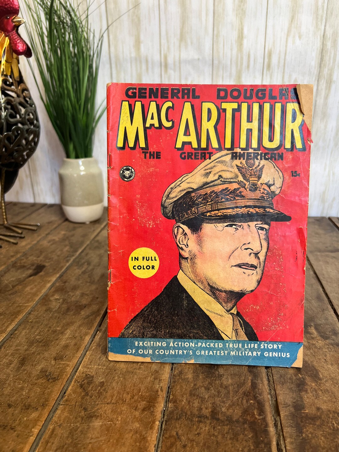 1951 General Douglas Macarthur- Fox Feature Syndicate Comic Book No.1 ...