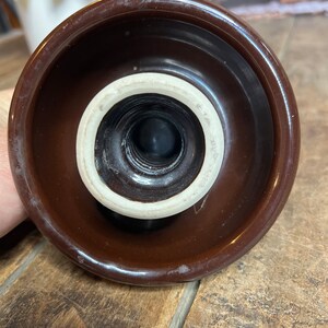 Antique 1930s Embossed SBT Ohio Brass Company- Brown Porcelain ...