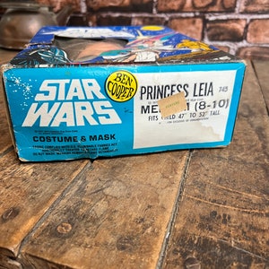 Vintage 1977 Star Wars Princess Leia - Ben Cooper Costume Mask ...