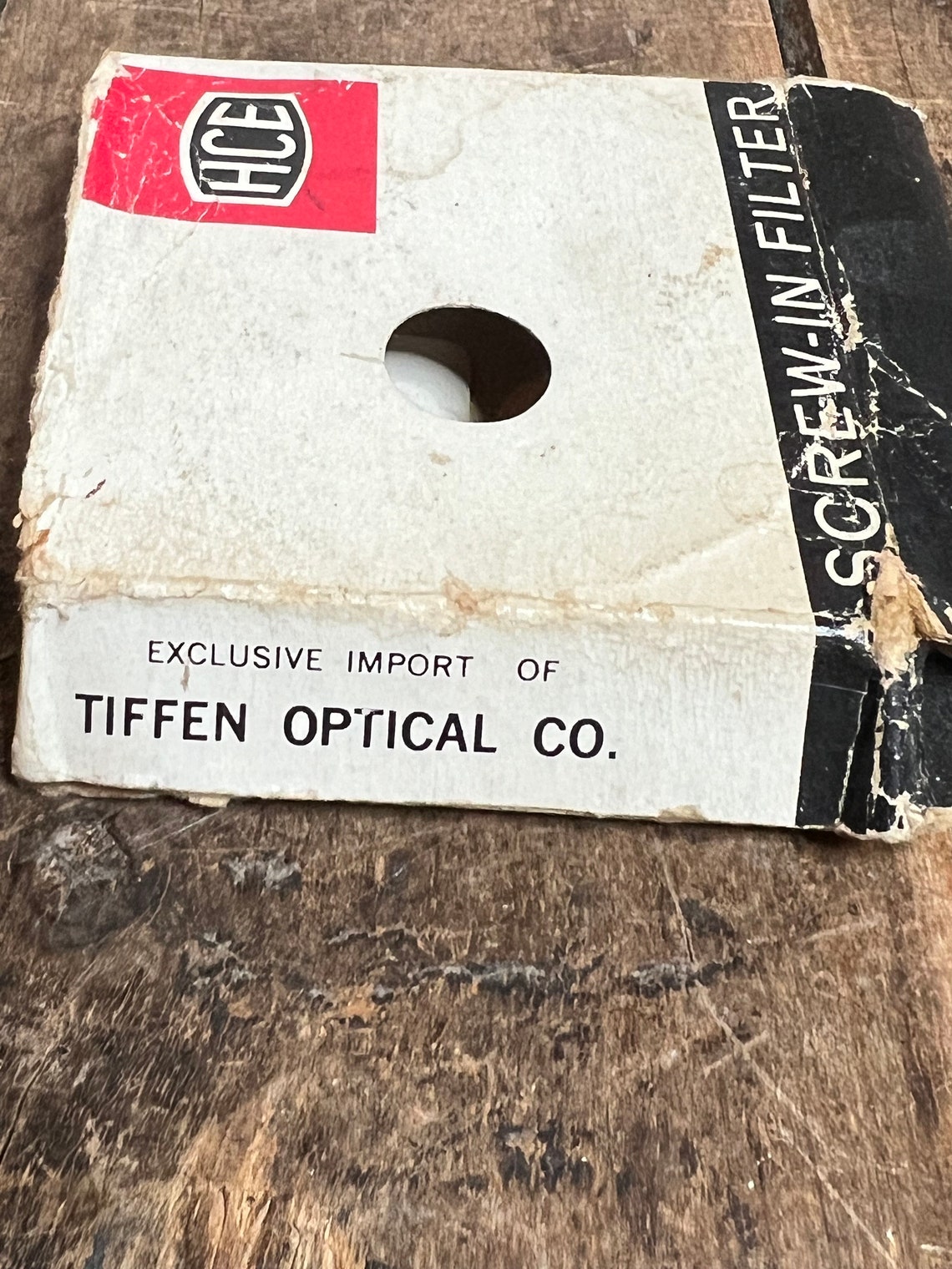 Vintage 1973 HCE Screw in Filter Tiffen Optical Co. 49mm Green 1 Lens ...