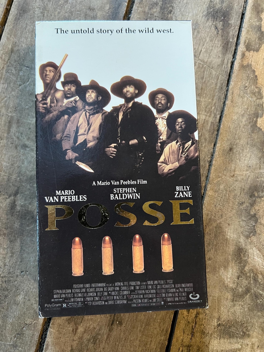 Posse ( VHS 1993) Starring - Mario Van Peebles & Stephen Baldwin - Etsy