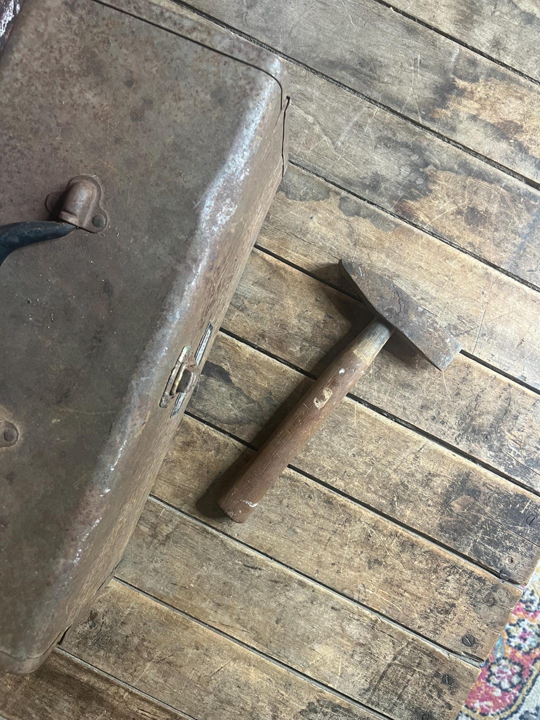 Antique Boiler Scaling Hammer: Retro Hickory Woodworking Tool - Etsy