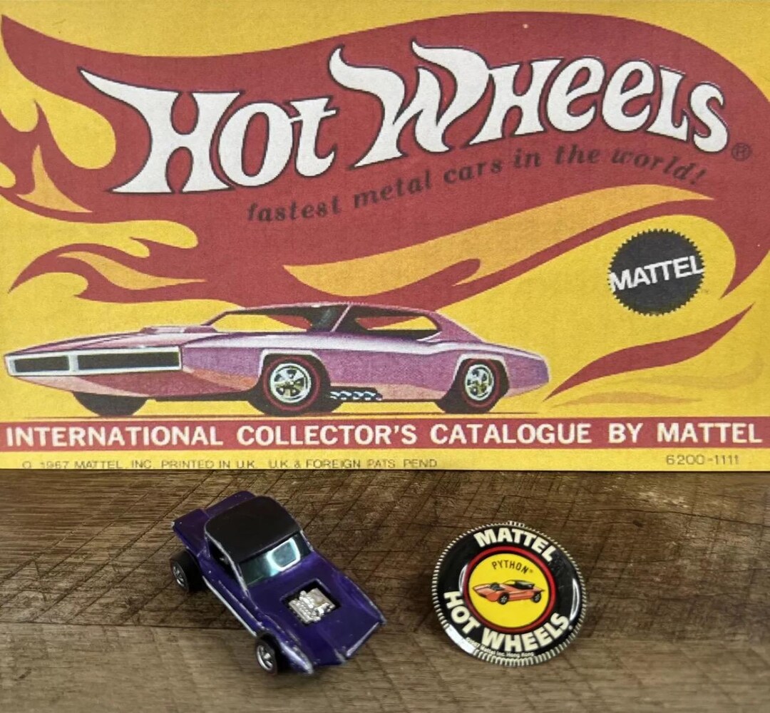 Vintage 1967 Hot Wheels Redline Python - Sweet Sixteen - Die Cast Car ...