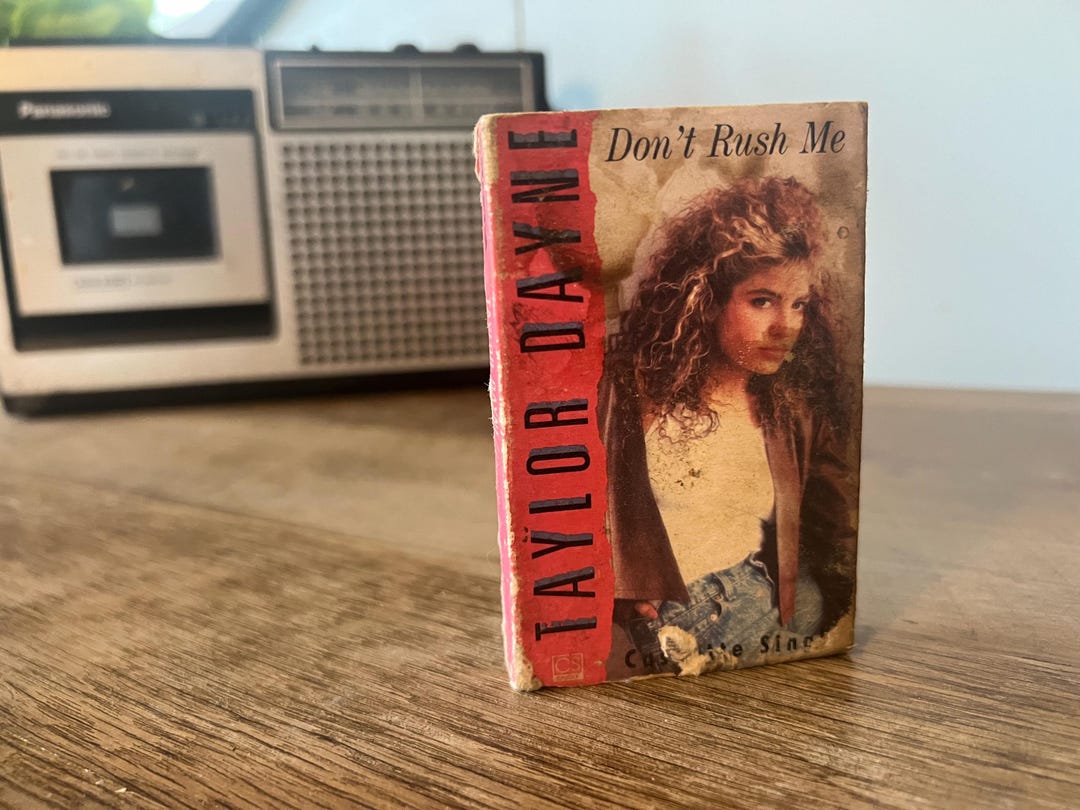 Vintage 1988 Taylor Dayne Don T Rush Me Original Cassette Tape