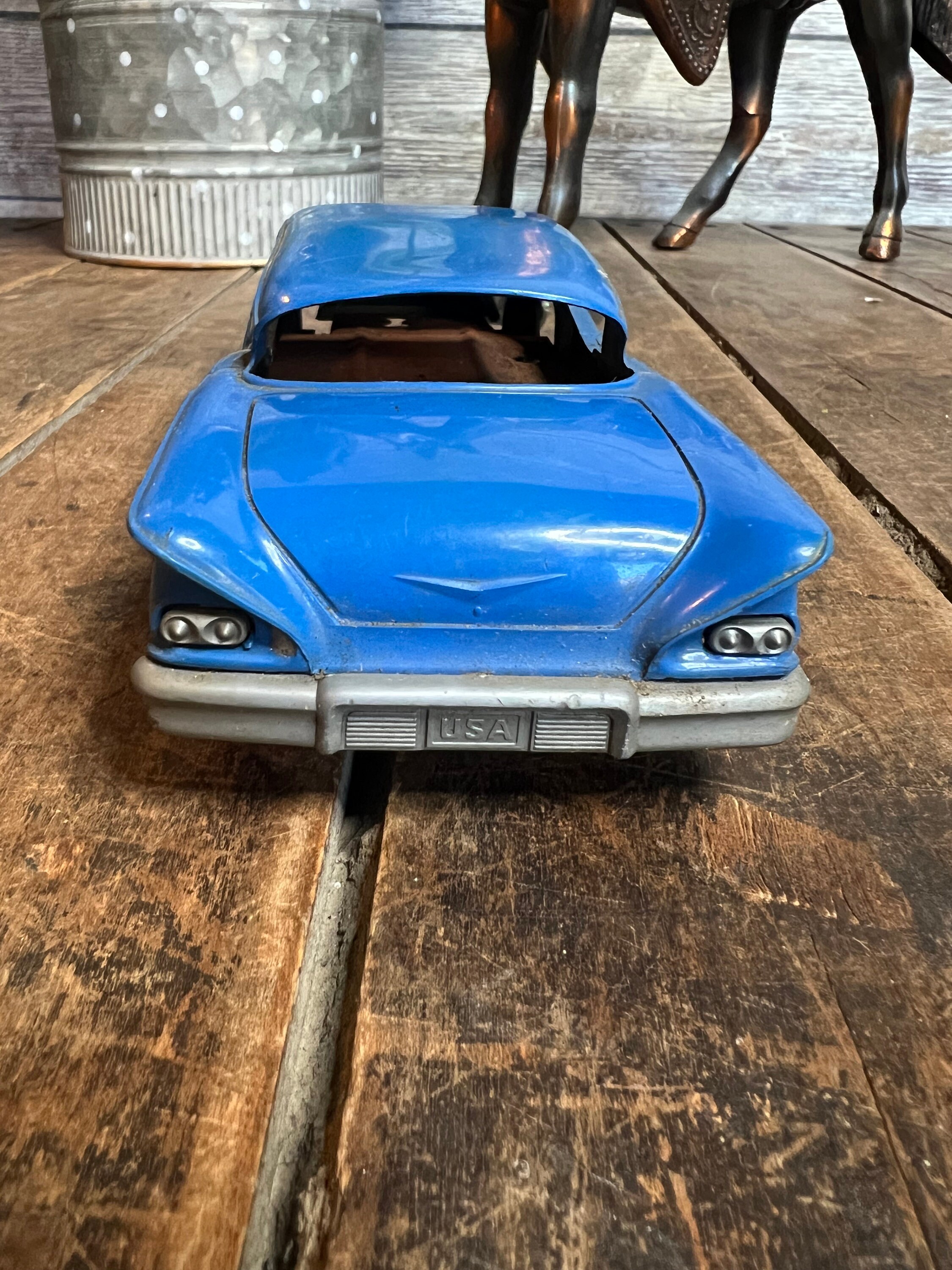 Vintage 1958 Impala City Police Cruiser Friction Toy Car - Etsy