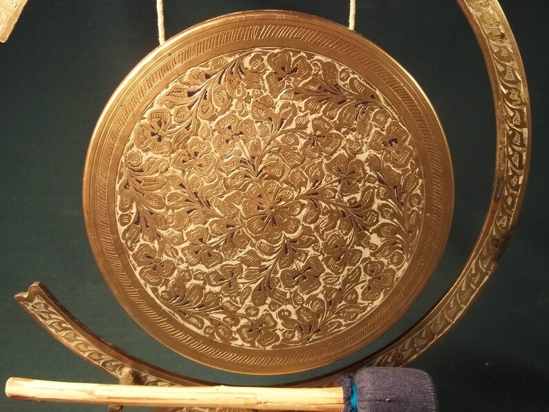 Brass Chinese Dong Bell Vintage Old Collectible | Etsy