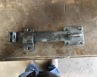 7.5 Iron Gate Latch Drop Bar Solid Cast Iron | Etsy