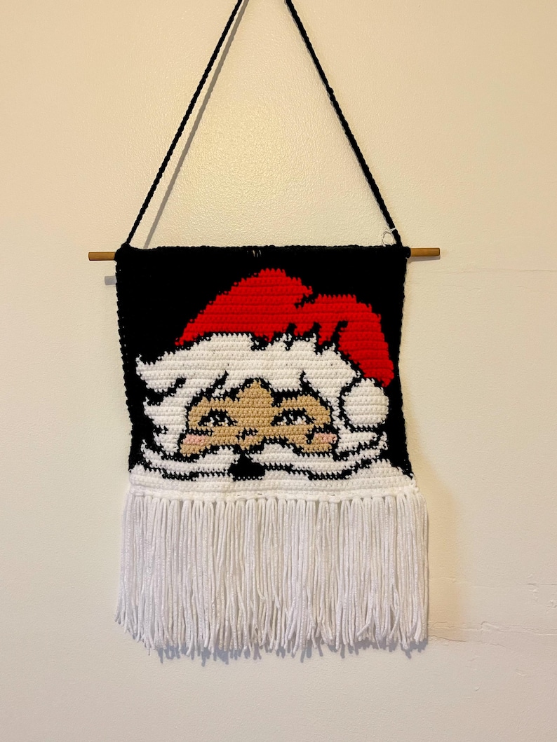 Santa Wall Hanging - Etsy