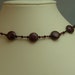 Pipestone and Garnet Single Strand Beaded Necklace - Etsy